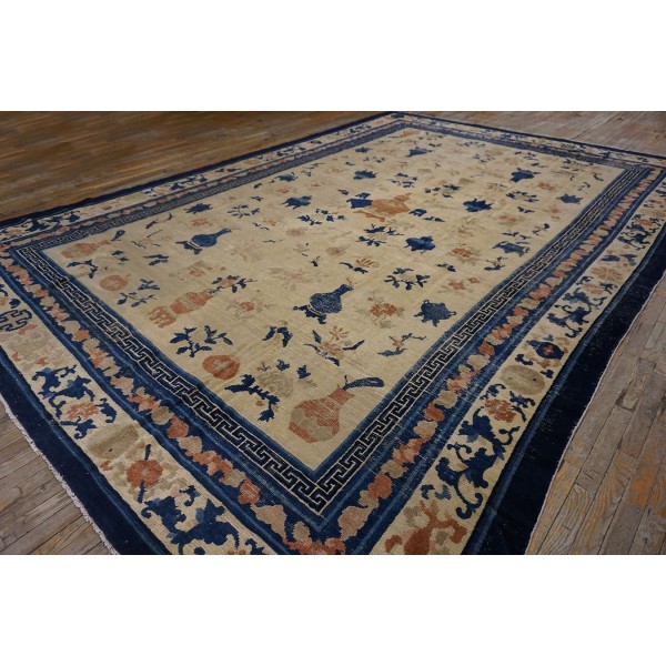 19th Century W. Chinese Ningxia Carpet - Antique Rug Studio